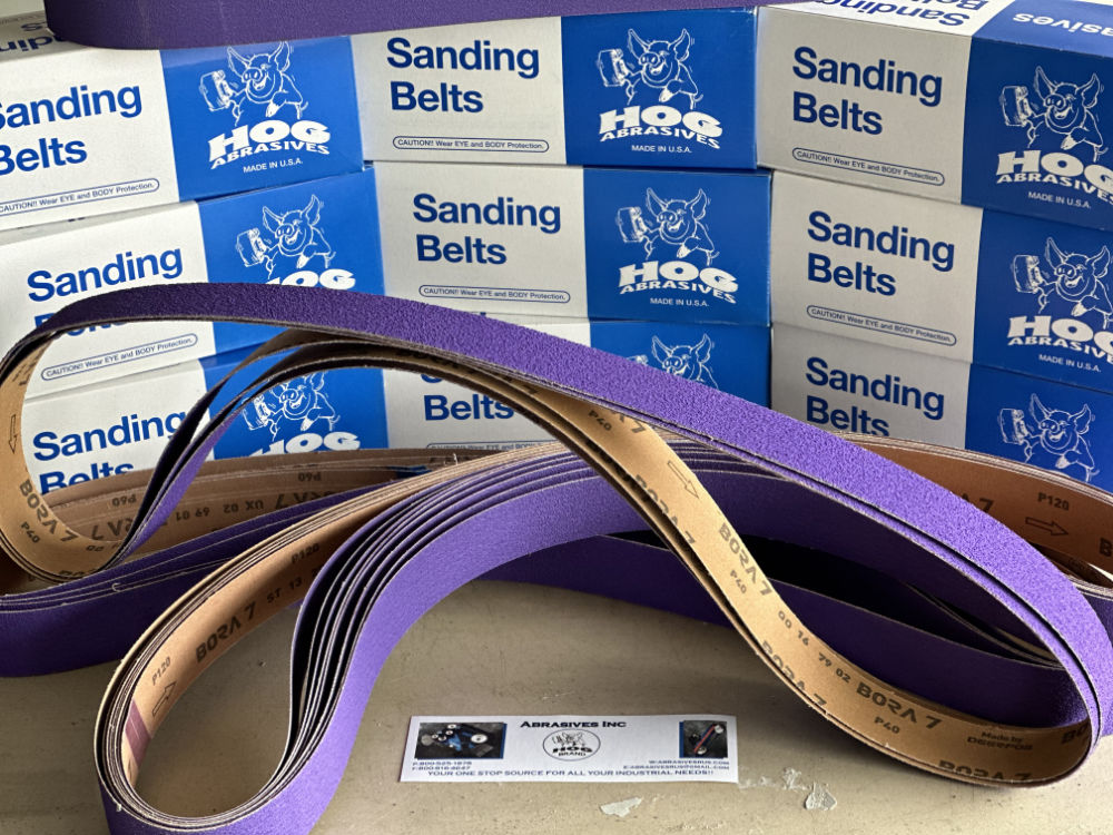 2″ x 72″ Hog Bora Purple Ceramic Belts – Abrasives Inc